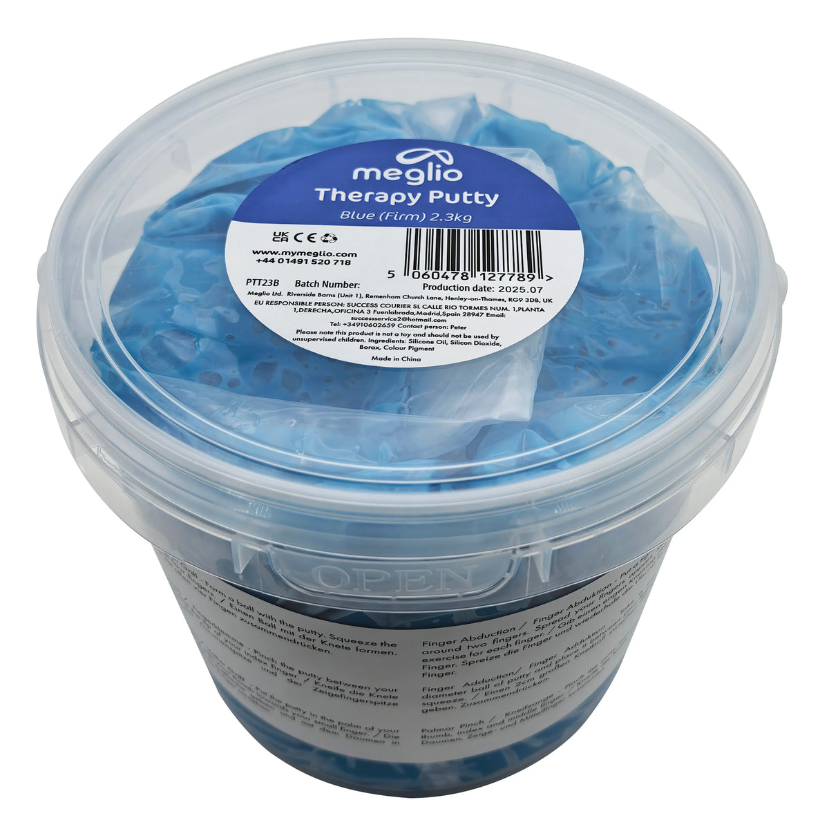 Hand Putty Hand Therapy Large Tub (2.3kg/5lbs) | For Hand Rehab ...